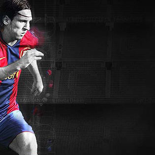 Lionel Messi Dark Facebook Cover - Celebrity