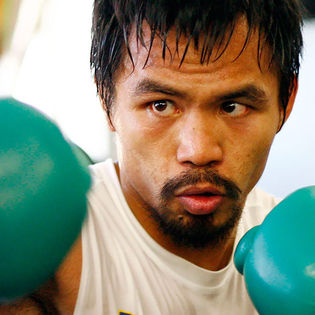 Manny Pacquiao Speed Bag Facebook Cover - Celebrity