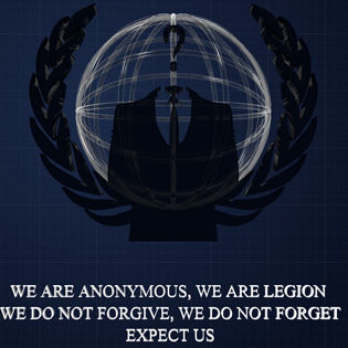 Anonymous Meme Quote Facebook Cover - Characters