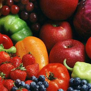 Fresh Fruits and Vegetables Facebook Cover - Foods