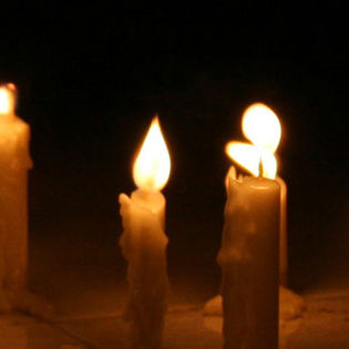 Candle Lights Dark Facebook Cover - Holidays