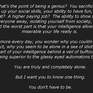 Anonymous Genius Facebook Cover - Quotes