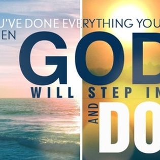 God Will Step In Facebook Cover - Religion