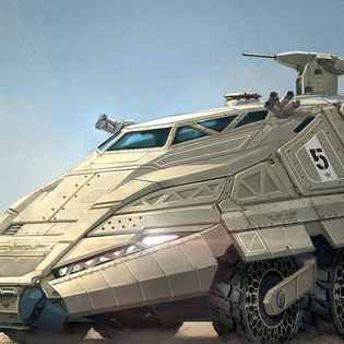 APC TAURUS War Truck Facebook Cover - Vehicles